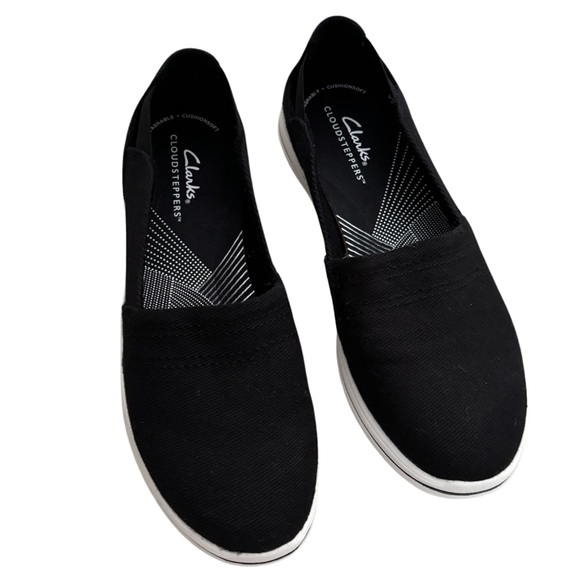 Clarks | Shoes | Clarks Womens Cloudstepper Slip On Size 65 Loafers ...